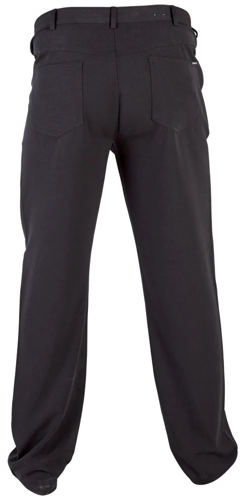 Klassiske sorte bukser (Stretch) (32") fra D555