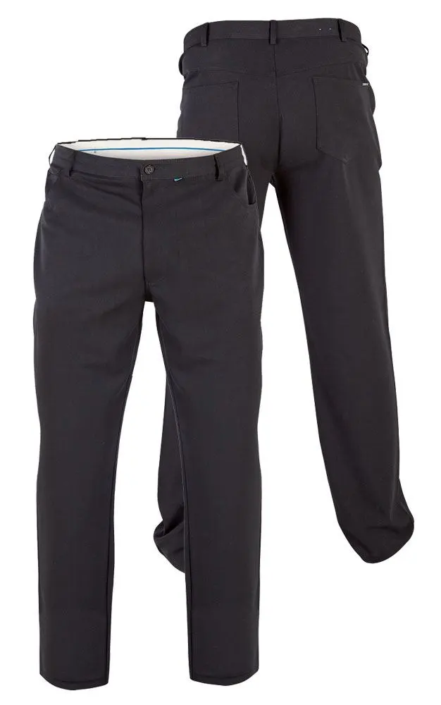 Klassiske sorte bukser (Stretch) (32") fra D555