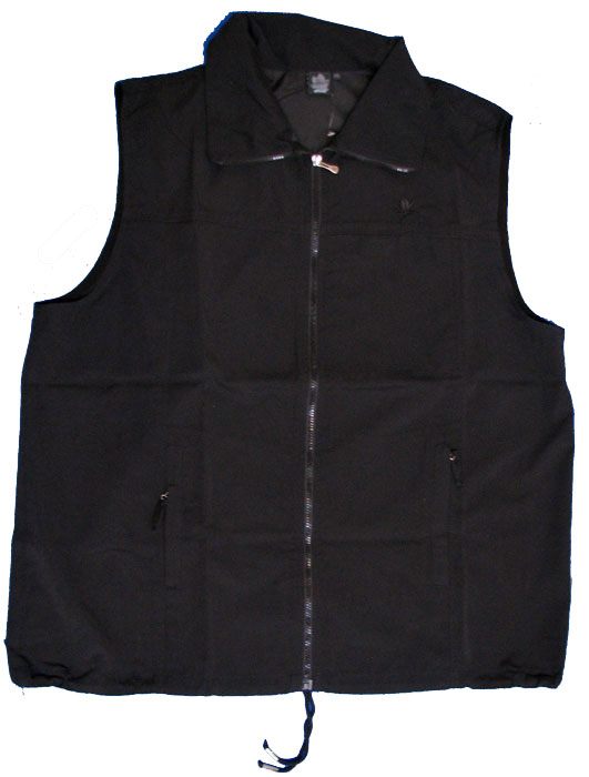 Sort Fitness vest ideel til mange sportsaktiviteter fås fra 2XL til 8XL.